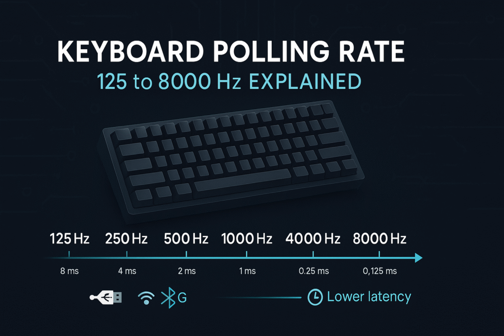 Keyboard Polling Rate Explained: 125 to 8000 Hz