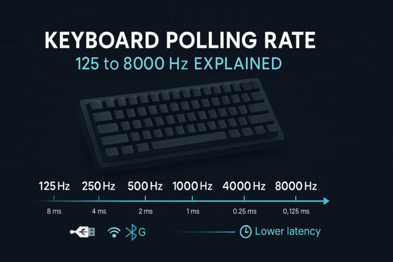 Keyboard Polling Rate Explained: 125 to 8000 Hz