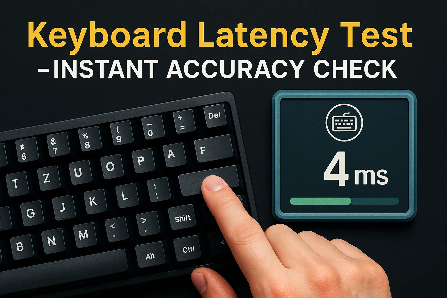 Keyboard Latency Test – Instant Accuracy Check