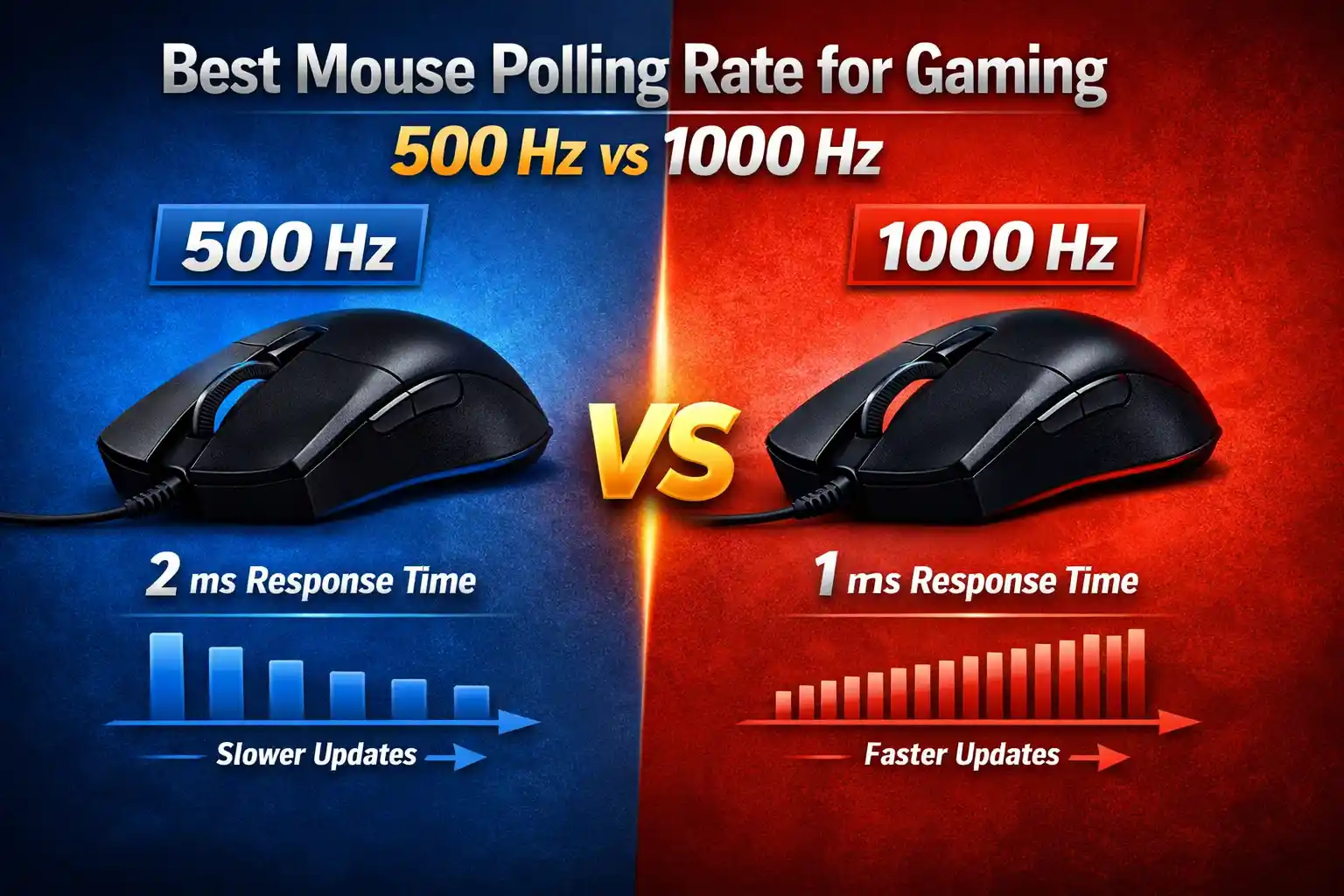Best Keyboard Polling Rate for Gaming: 500Hz vs 1000Hz vs 8000Hz